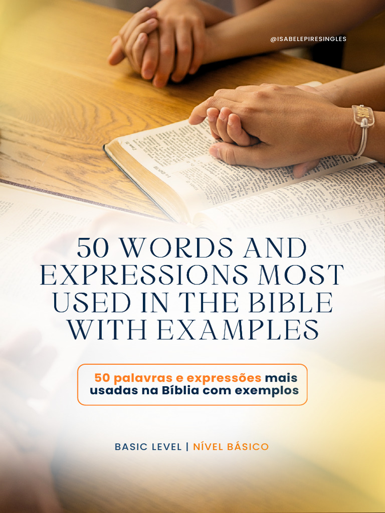 50 Palavras da Bíblia com Exemplos | PDF | Evangelho de João | Crença e ...