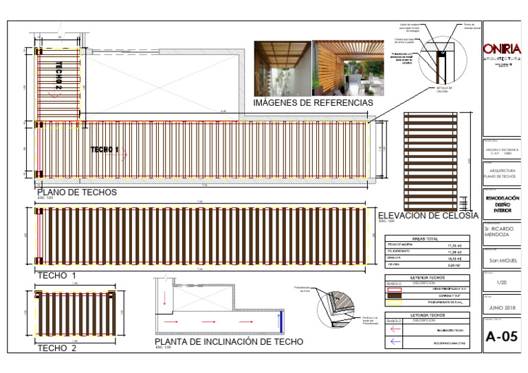 PLANO 5- TECHO SOL Y SOMBRA | PDF