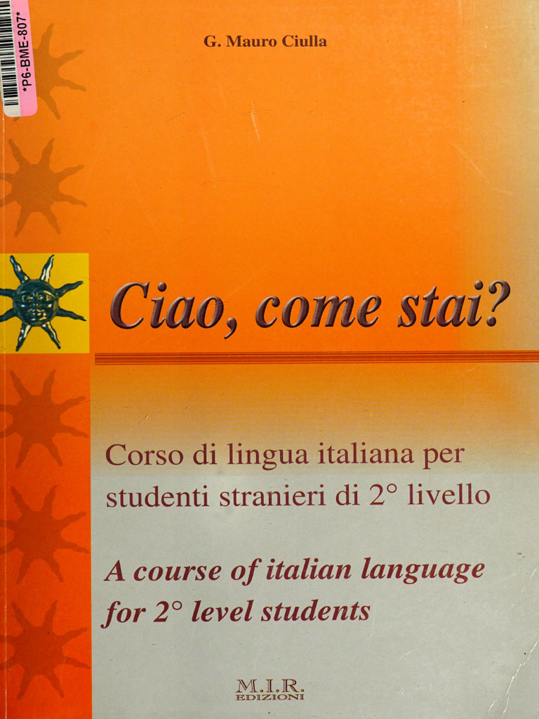 Ciao Come Stai | PDF