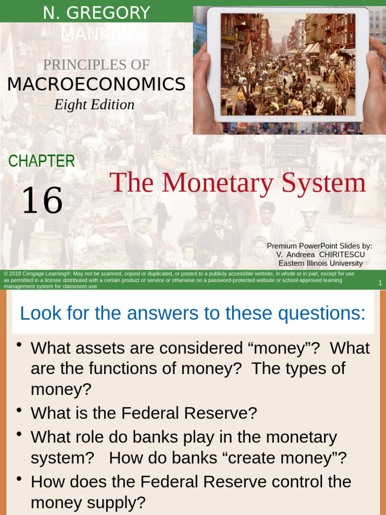 Lecture Note-Ch 16 The Monetary System-03!16!2018 | PDF | Money | Banks
