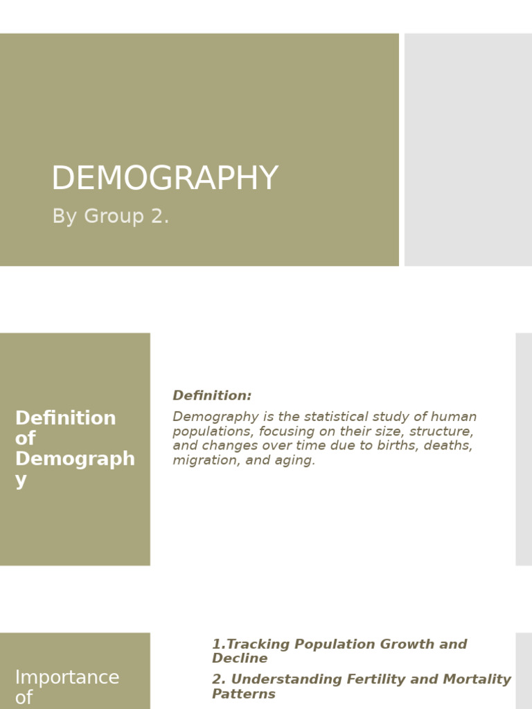 Demography | PDF | Demography | Population Growth