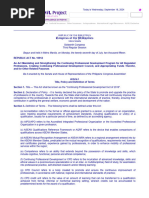 Continuing Professional Development Act | PDF | Professional ...