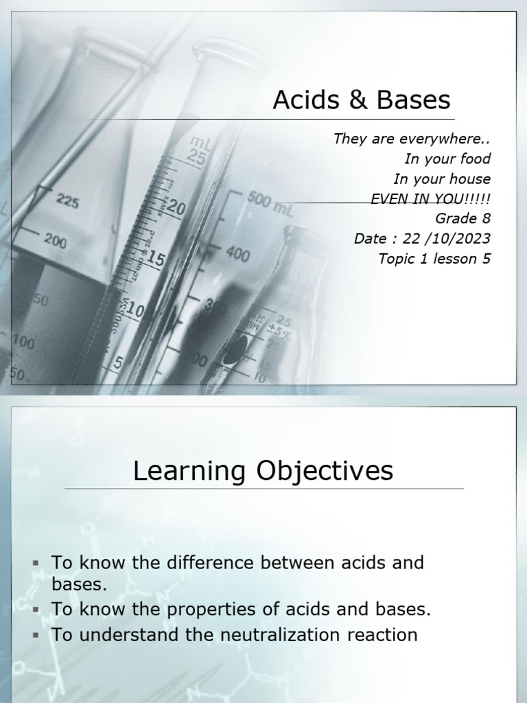 Understanding Acids and Bases | PDF | Acid | Ph