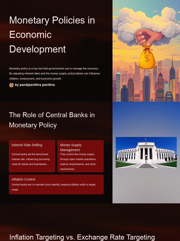 Monetary Policies in Economic Development | PDF | Monetary Policy | Inflation