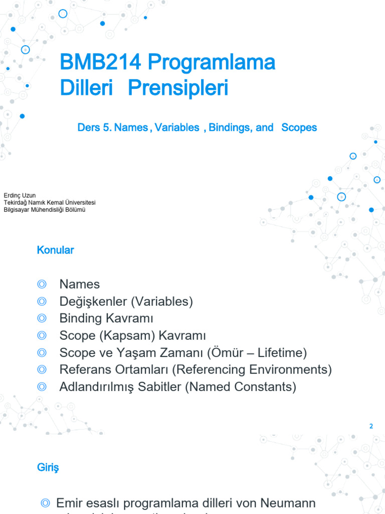 Programlama Dili Kavramları2 | PDF