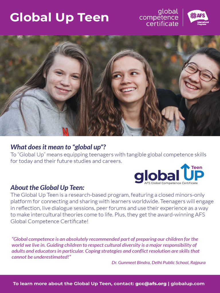 2022 GU Flyer - TEEN - ENGLISH | PDF | Adolescence | Social Psychology