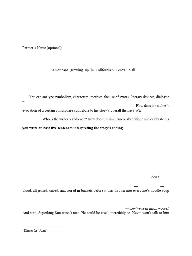 Anthony Veasna So | PDF