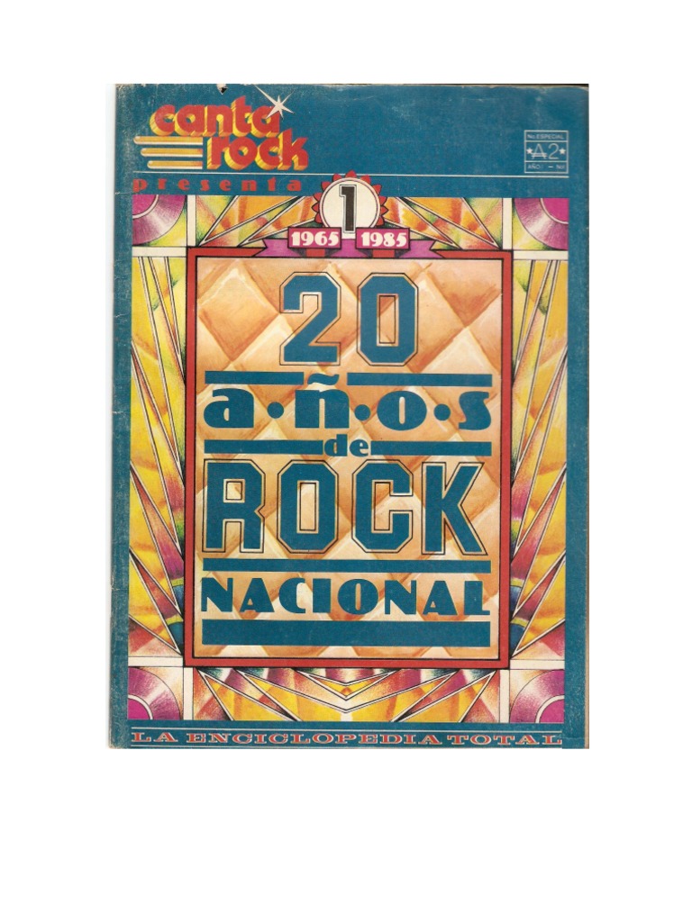 Cantarock - 20 Años de Rock Nacional Fasciculo1 | PDF
