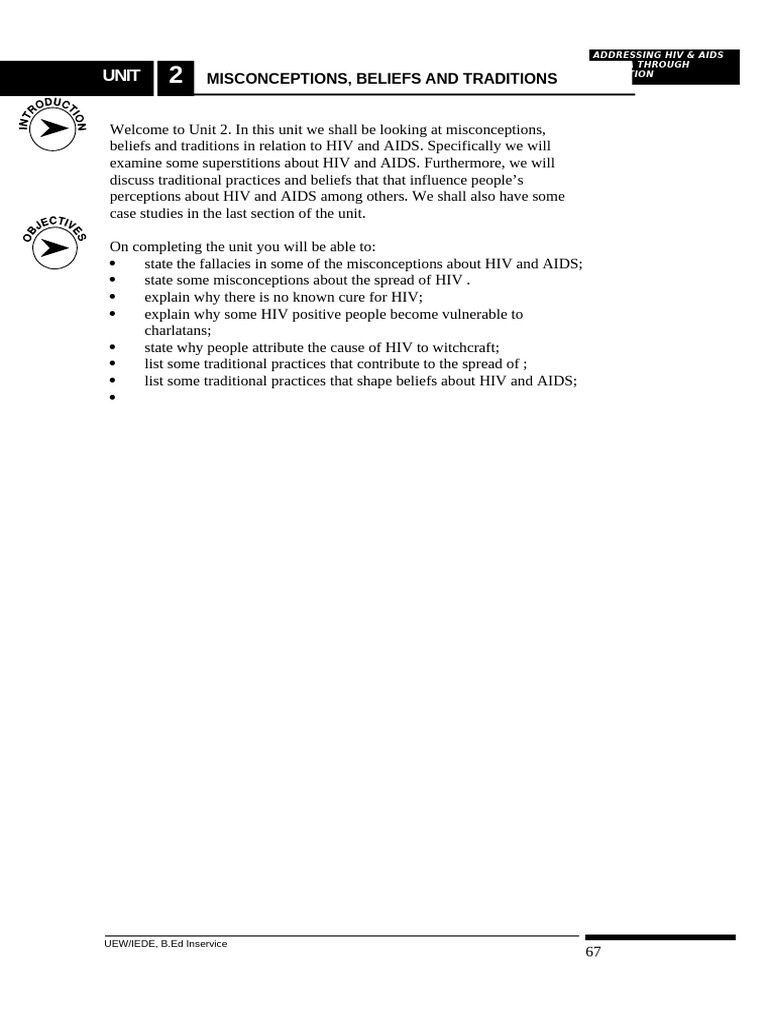 Unit 2 Introduction Hiv NEW | PDF