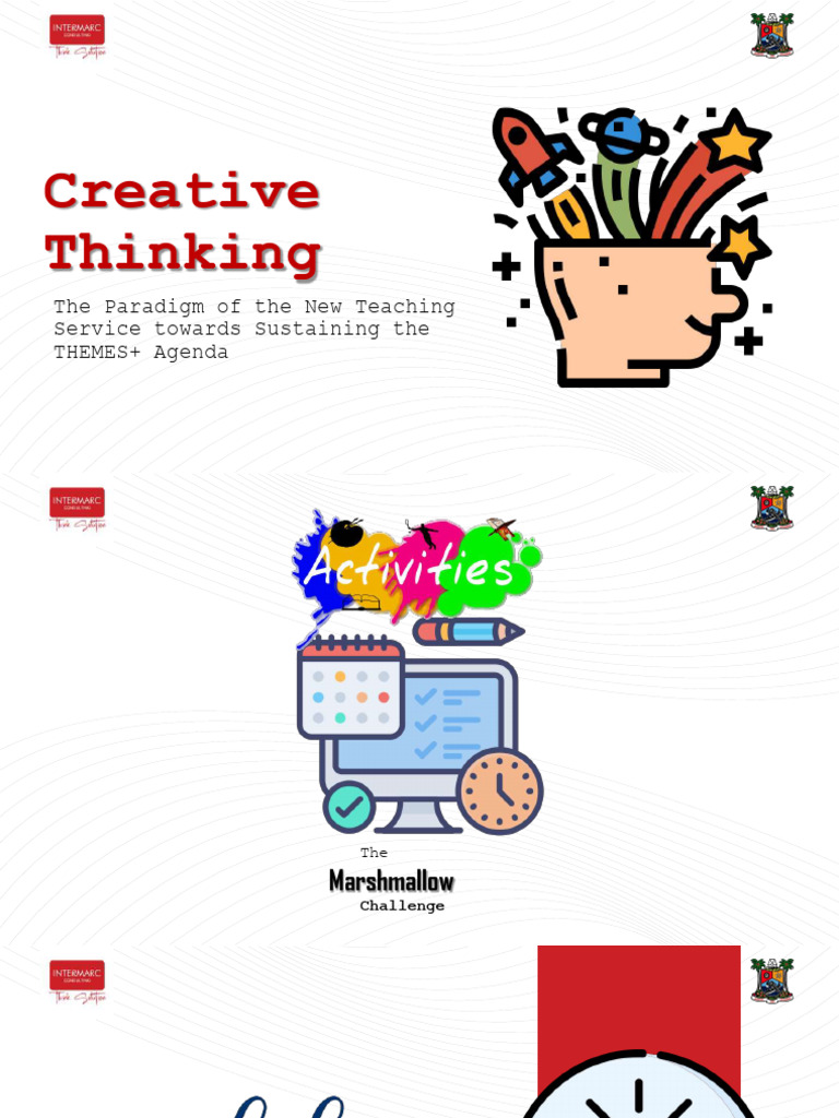 Creative Thinking Training Slides - INTERMARC CONSULTING | PDF | Design ...