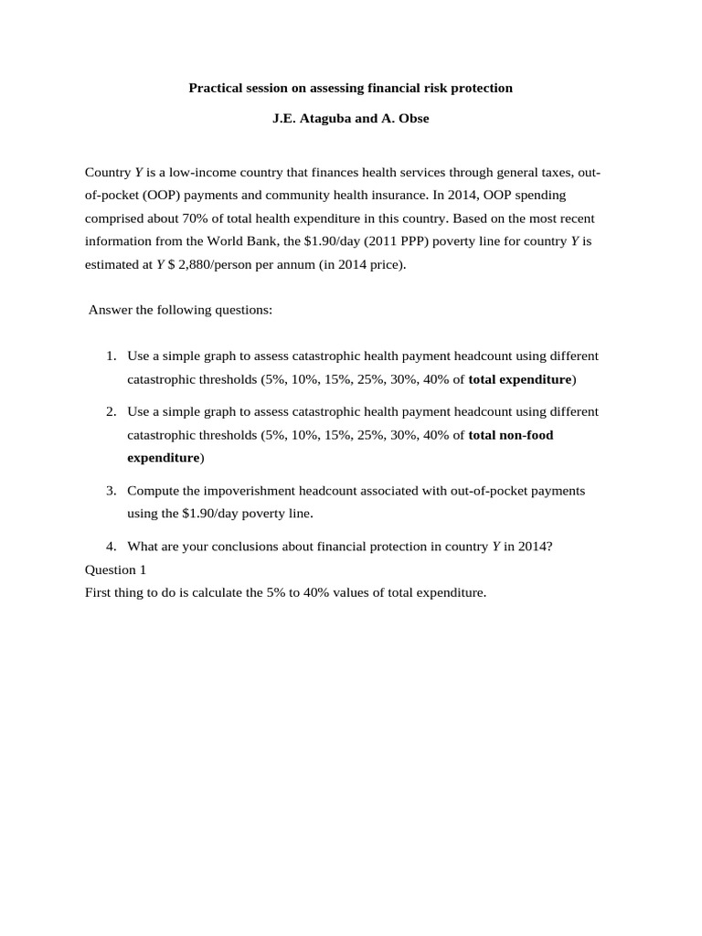 Practical - Financial Risk Protection | PDF