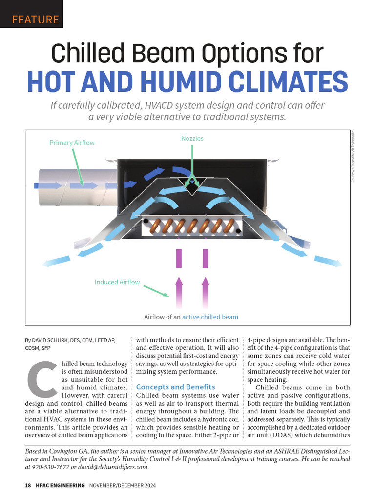 Chilled Beams in Hot & Humid Climates | PDF | Humidity | Building ...
