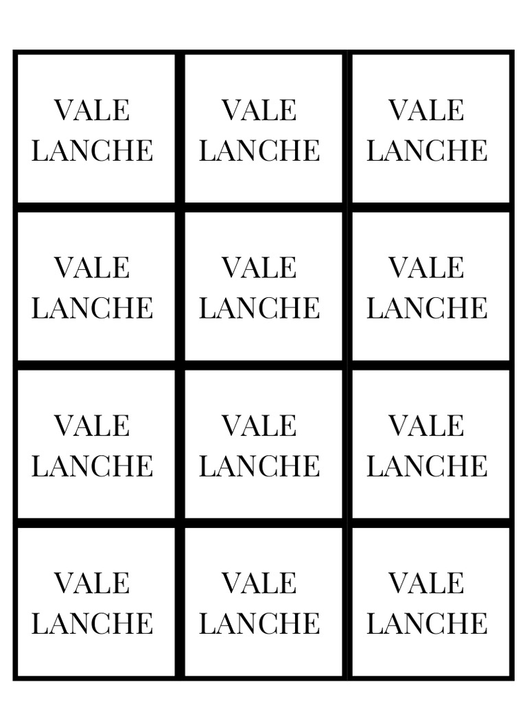 Vale Lanche | PDF
