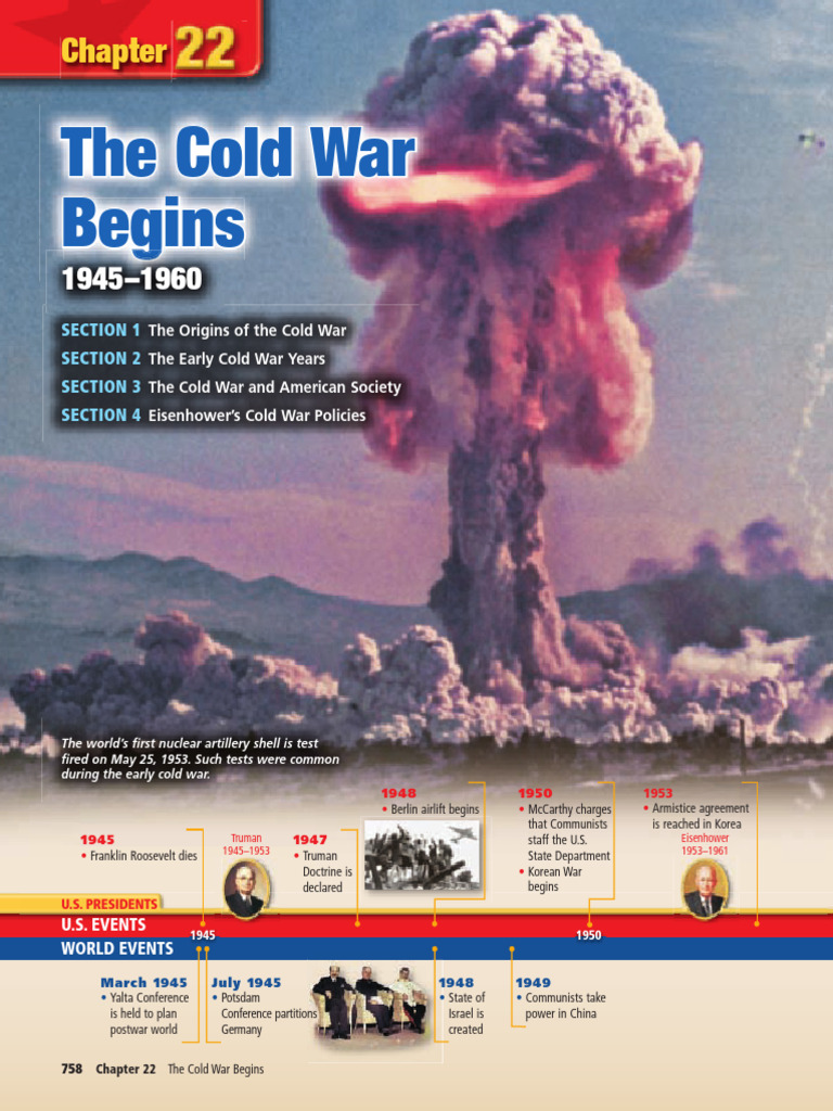 Chapter 22 - The Cold War Begins | PDF | Cold War | Soviet Union