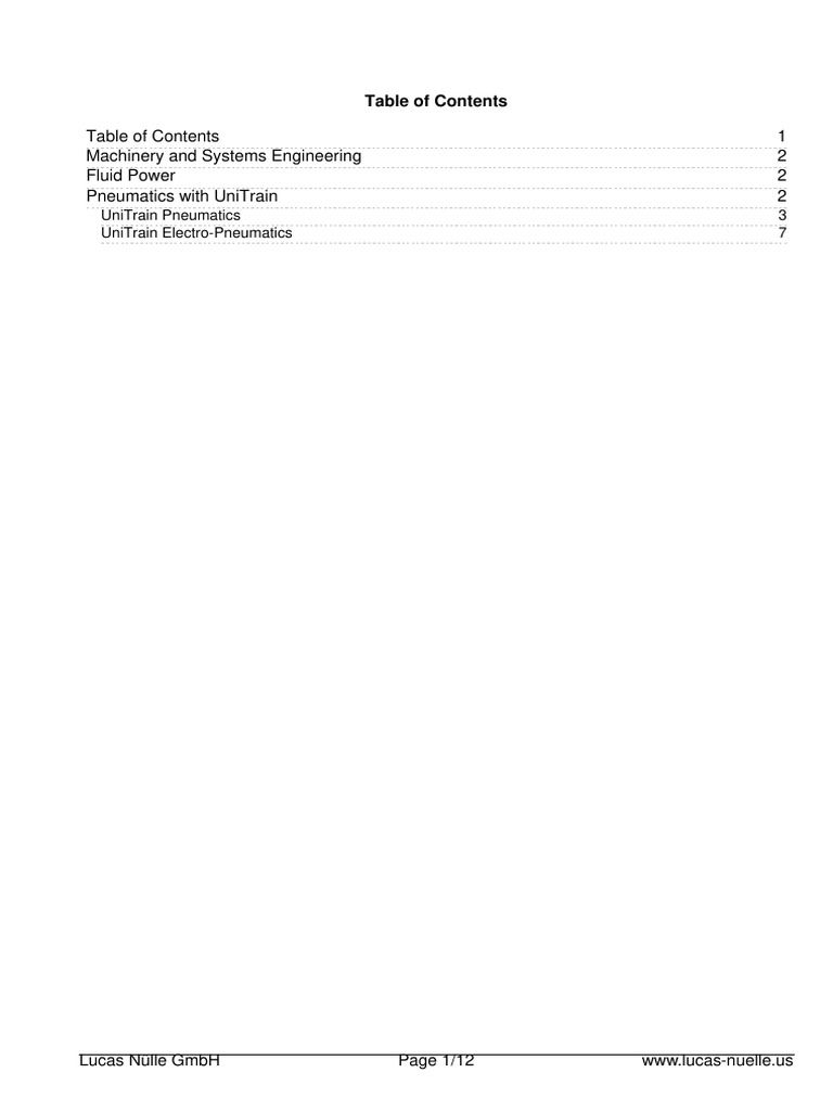 E Pneumatics With UniTrain | PDF | Power Supply | Valve