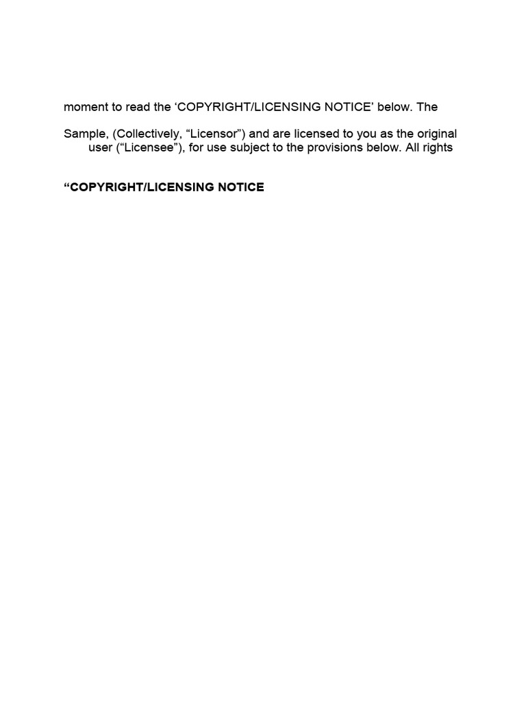 Keep It Sample - Licensing Agreement | PDF