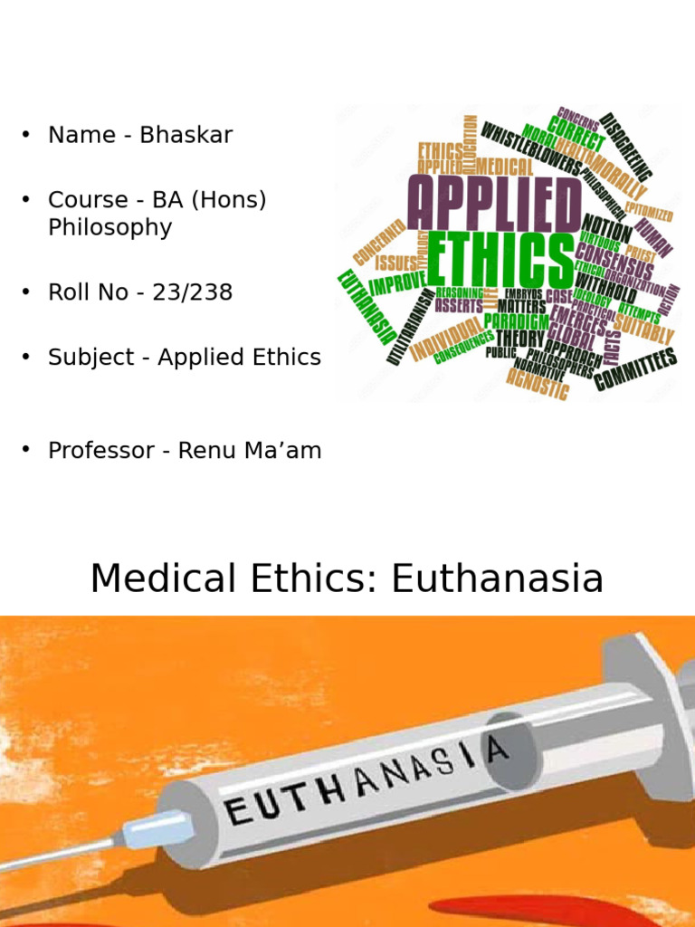 Euthanasia | PDF | Medical Ethics | Medicine