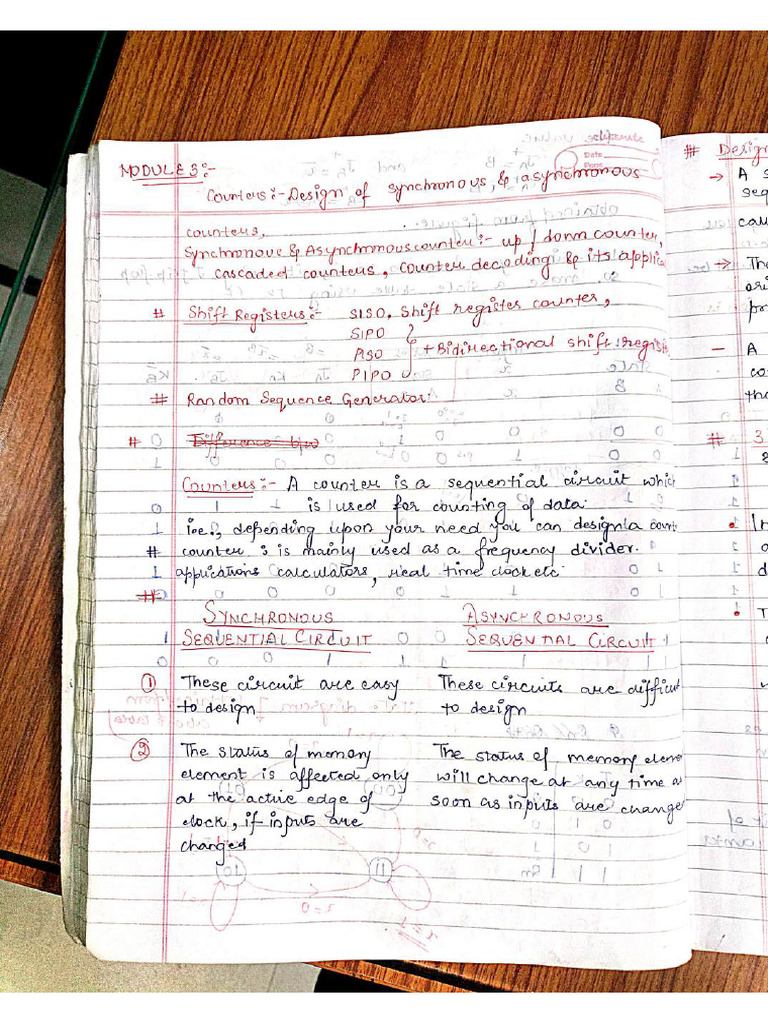 Counter and Shift Register | PDF
