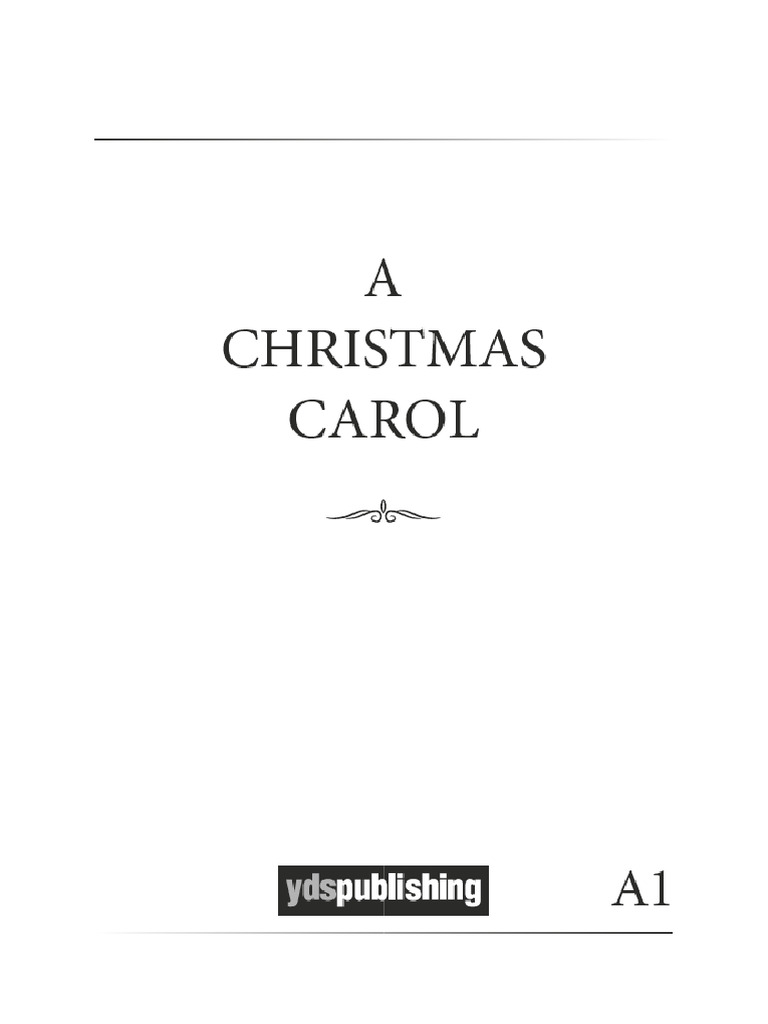 A1 - A Christmas Carol (Chapter 1) | PDF