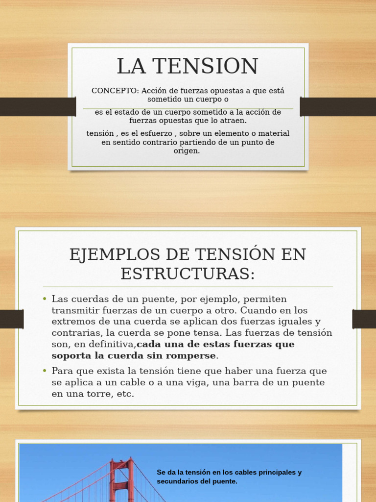 LA TENSION Ingenieria Civil Daniel Plasencia | PDF