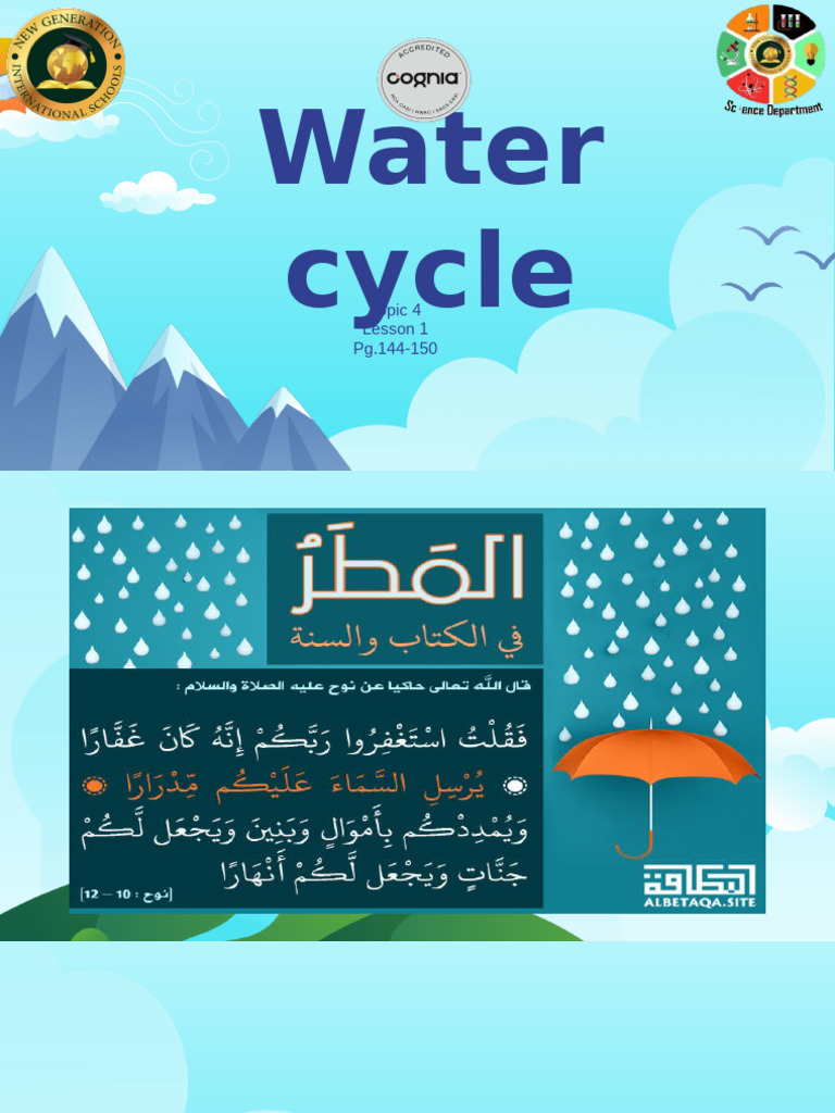 T4 L1 Water Cycle | PDF | Water | Water Cycle