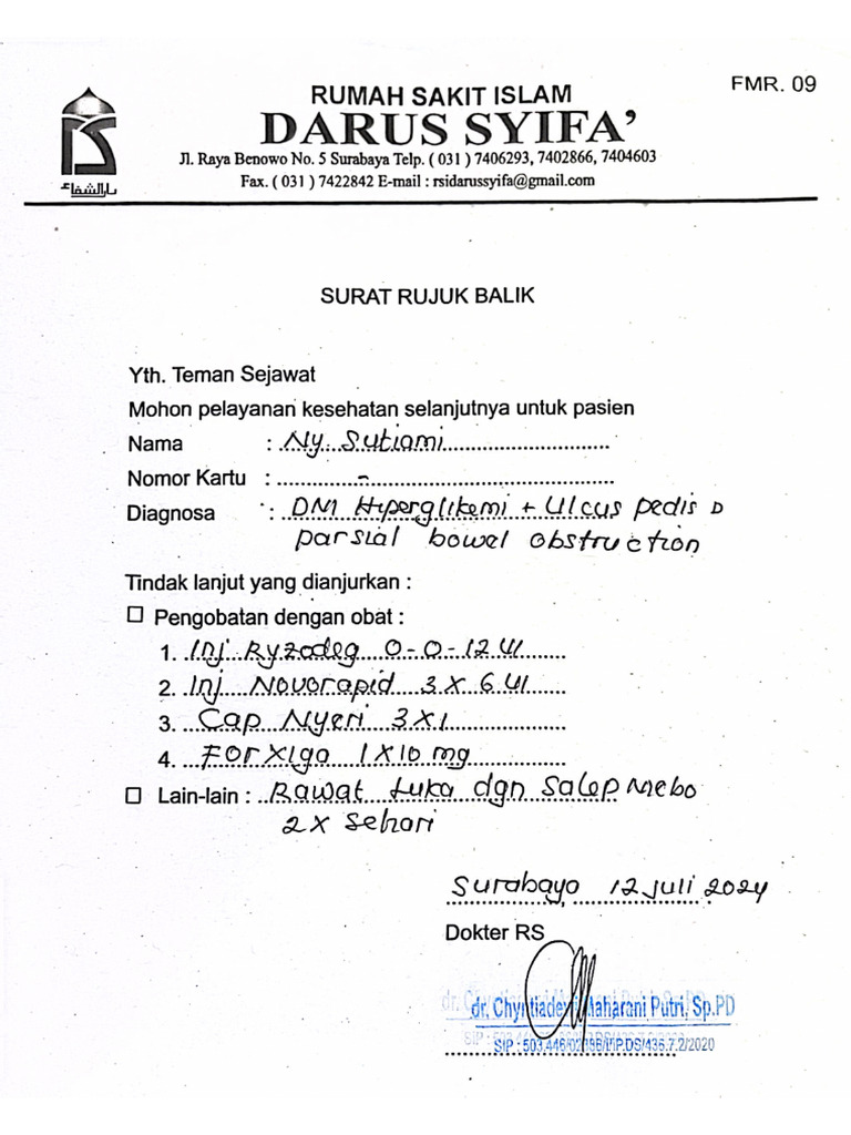 BUKTI RUJUK BALIK | PDF