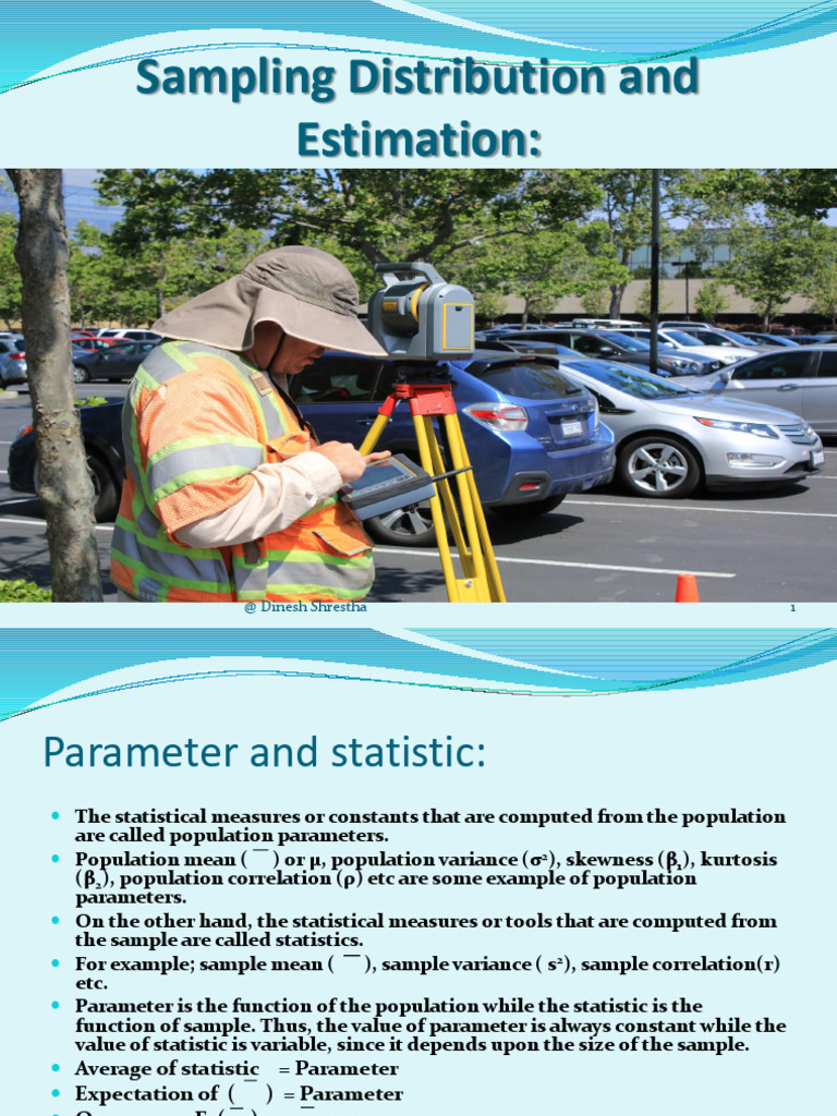 Unit - 1 Sampling distribution and estimation part 1 | PDF | Standard ... Unit - 1 Sampling distribution and estimation part 1 | PDF | Standard ...