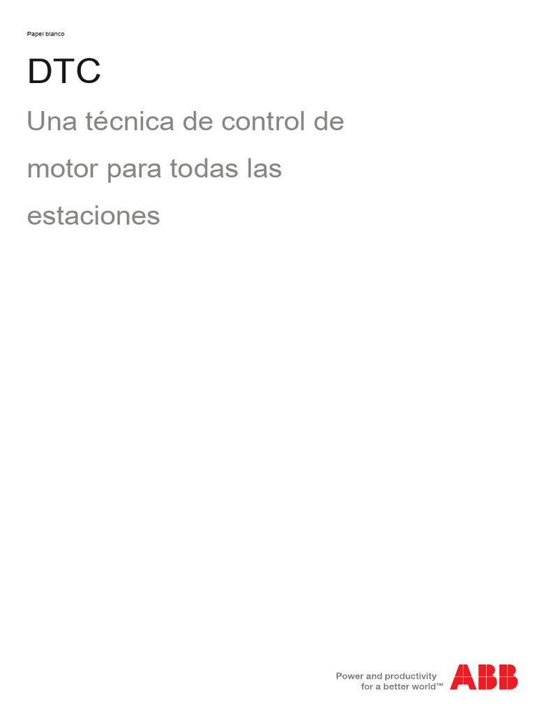ABB-DTC Ivan | PDF | Motores | Software