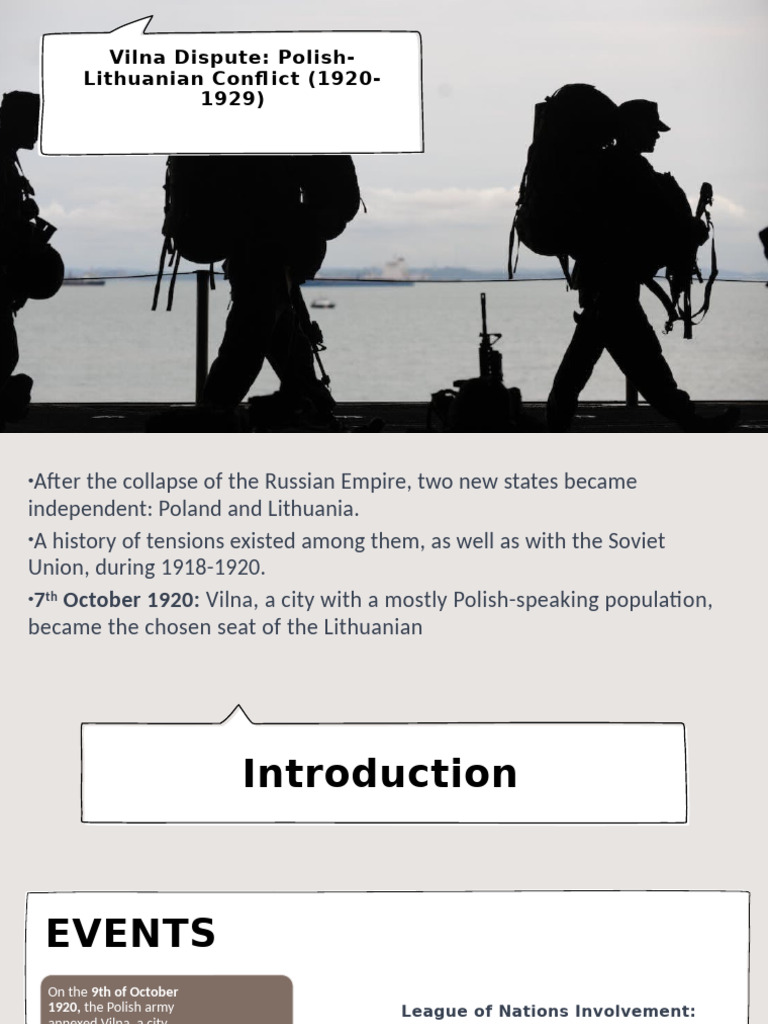 Vilna Dispute: 1920 League Intervention | PDF