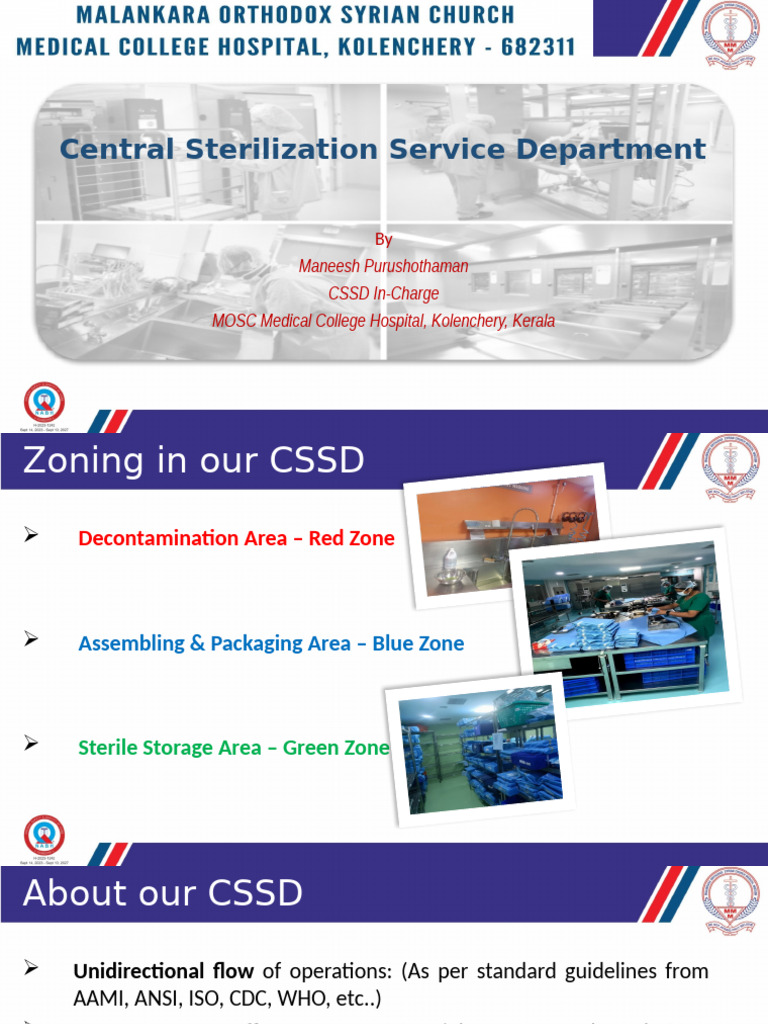 CSSD Presentation For Ippw 2023 | PDF | Sterilization (Microbiology)