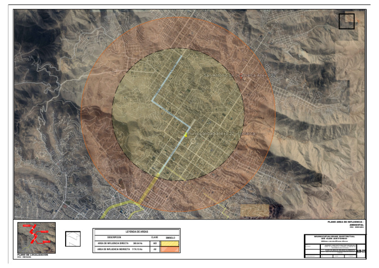 Area de Influencia - Proyecto Huarochiri-Layout1 | PDF