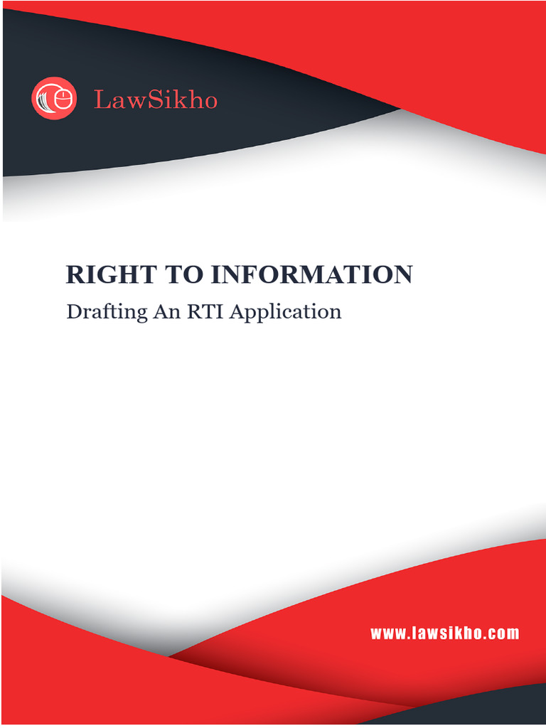 Drafting Effective RTI Applications | PDF
