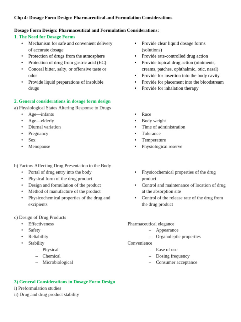 Chp+4.++Dosage+Form+Design+-++Pharmaceutical+and+Formulation ...