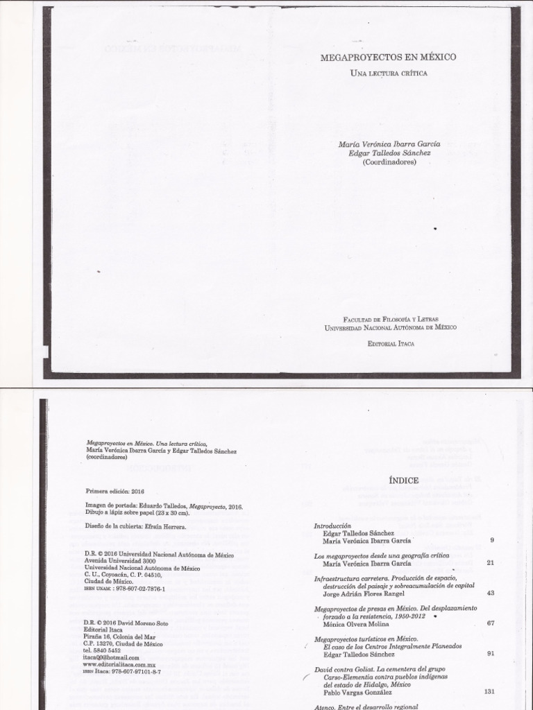 Megaproyectos en México. Introducción | PDF