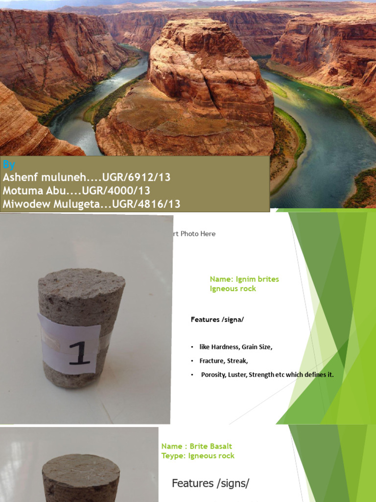 Geology Mini Project Section 5 | PDF | Rock (Geology) | Sedimentary Rock