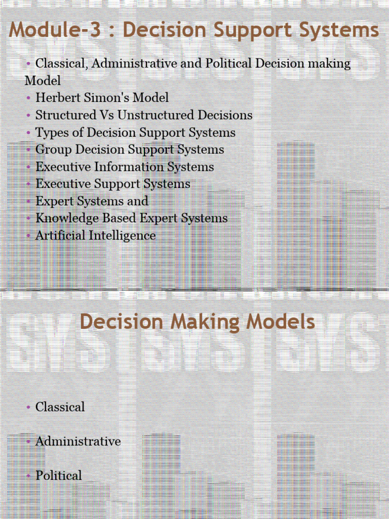 4 Decision Systems | PDF | Decision Making | Rationality