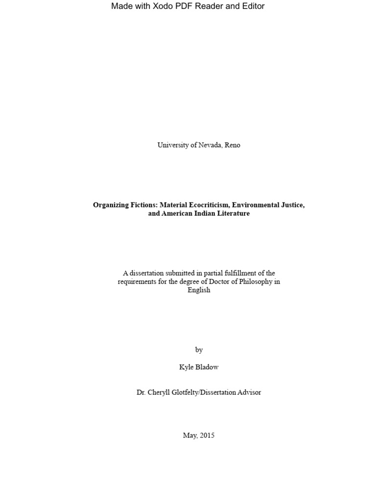 Bladow Unr 0139D 11734 | PDF | Ecocriticism