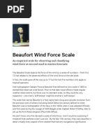 Douglas Sea Scale | PDF | Physical Oceanography | Scientific Phenomena