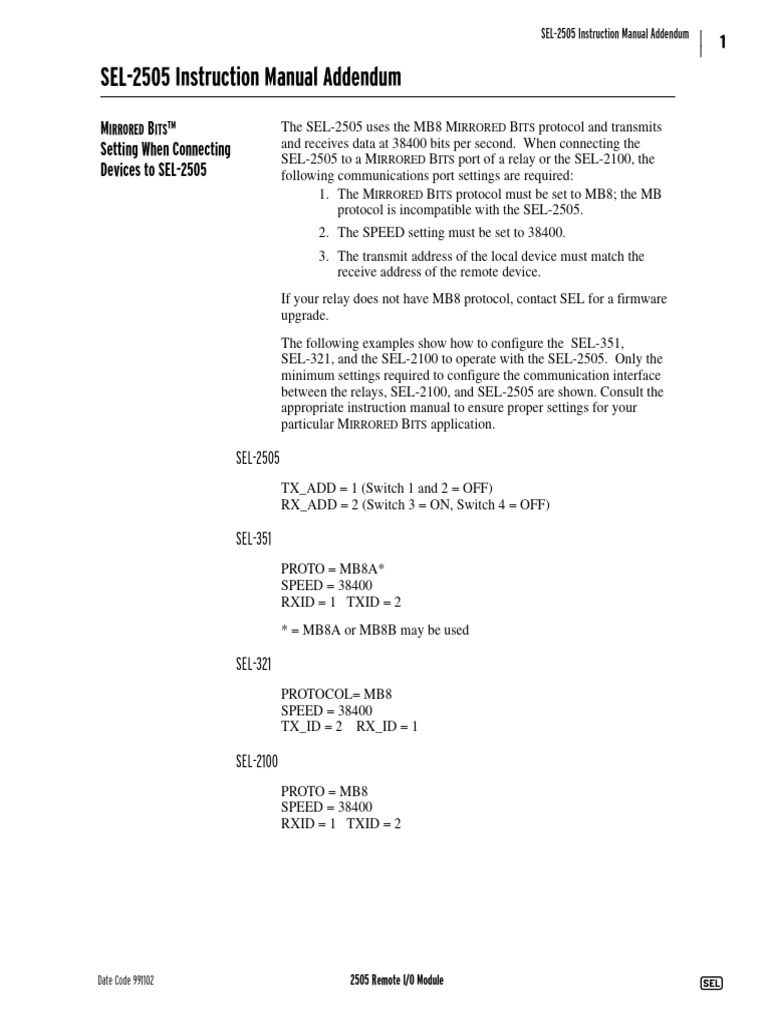 Sel 2505imadd | PDF | Digital Technology | Electronics