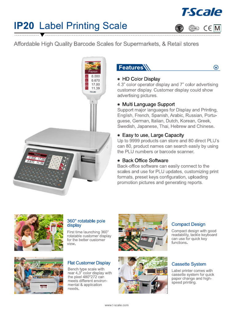 Tscale IP20 Datasheet | PDF