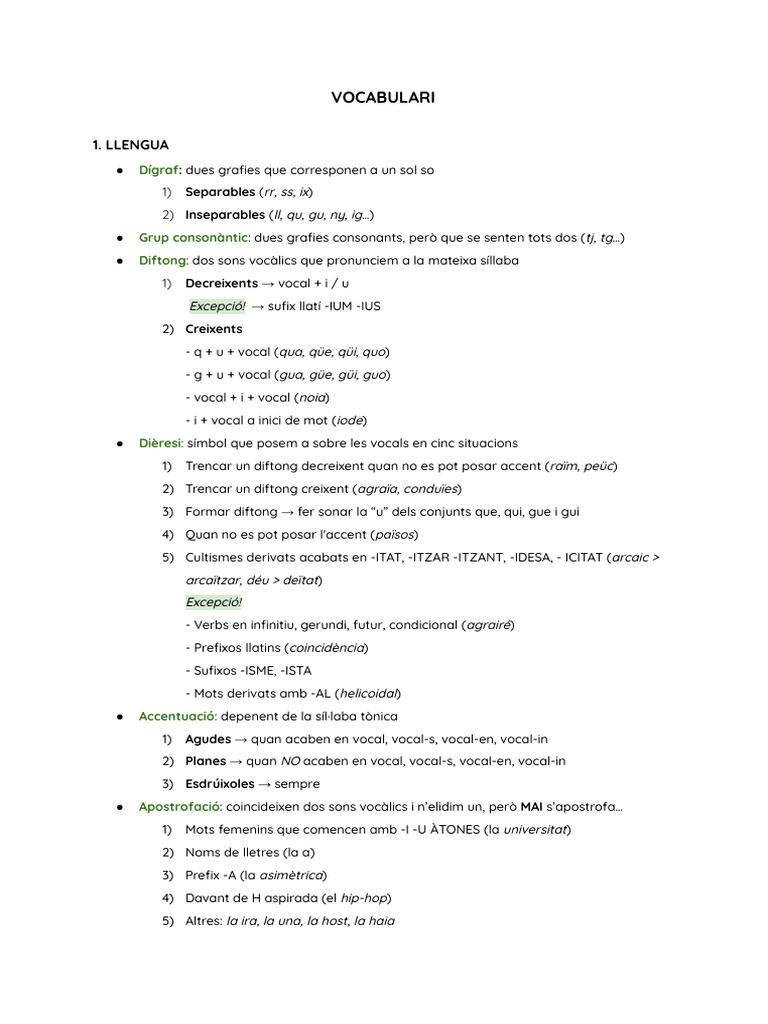Català 2n Batxillerat | PDF