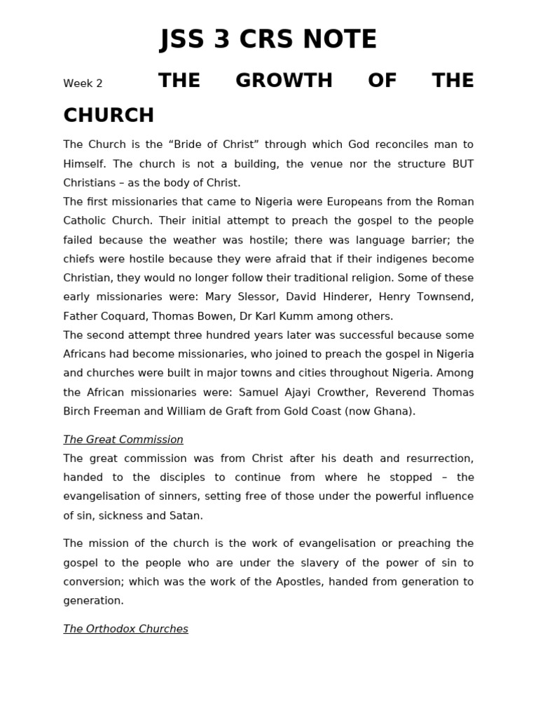 JS3 CRS Second Term | PDF | Epistle To The Philippians | Christian Mission