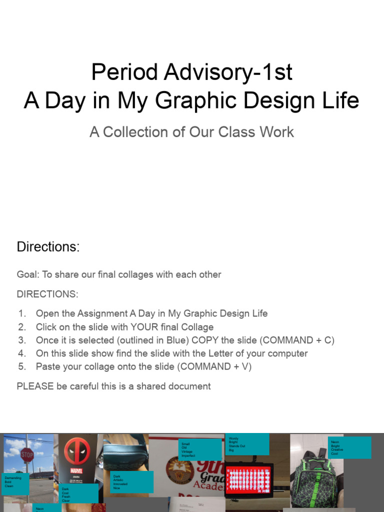 Advisory Shared A Day in My Graphic Design Life | PDF