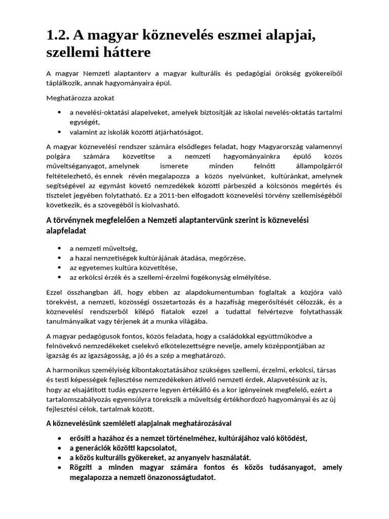 Általános Tananyag | PDF