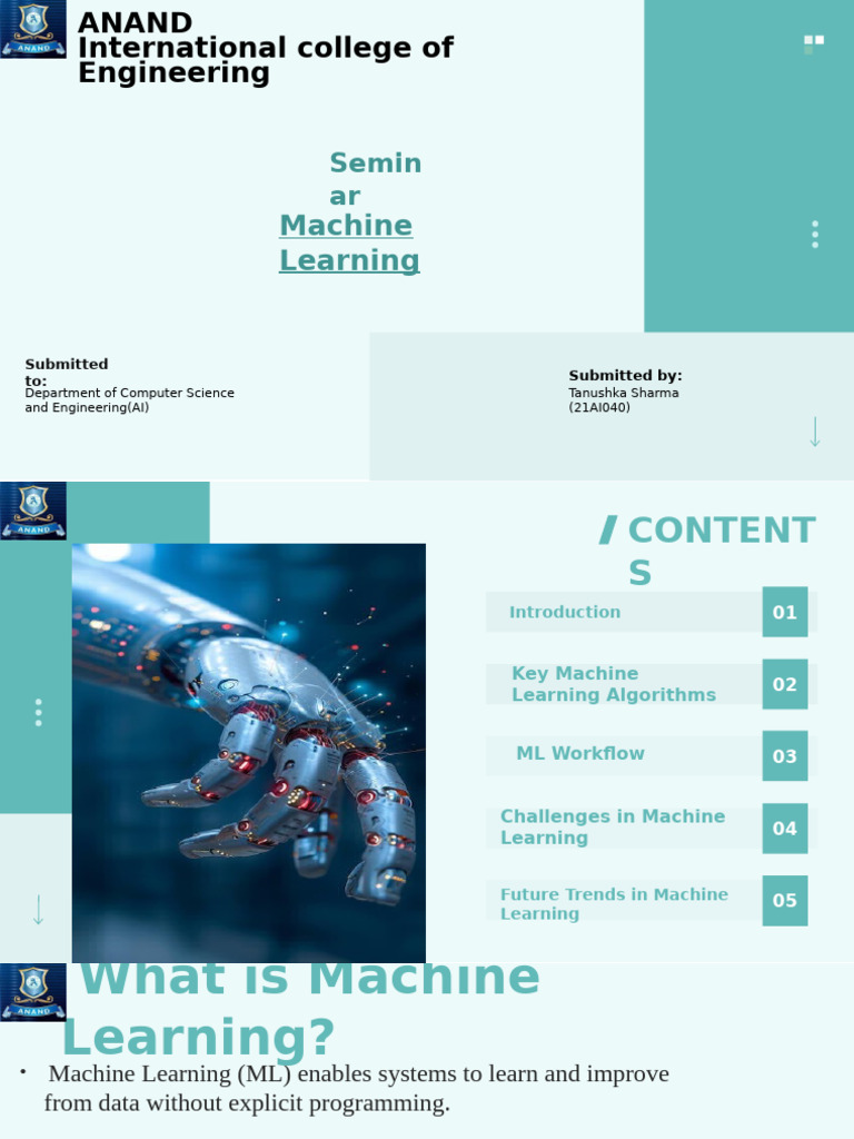 Presentation1.Pptx Tanushka | PDF | Machine Learning | Information Science