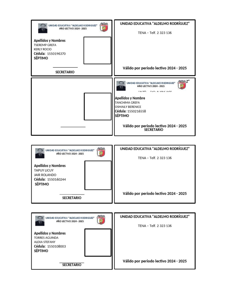 Carnets - EJEMPLO | PDF