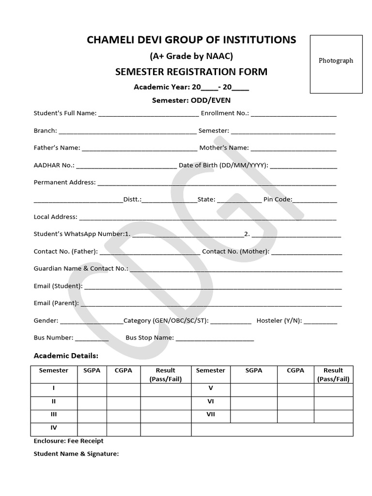Semester Registration Form III & V Semester | PDF | Justice | Crime ...