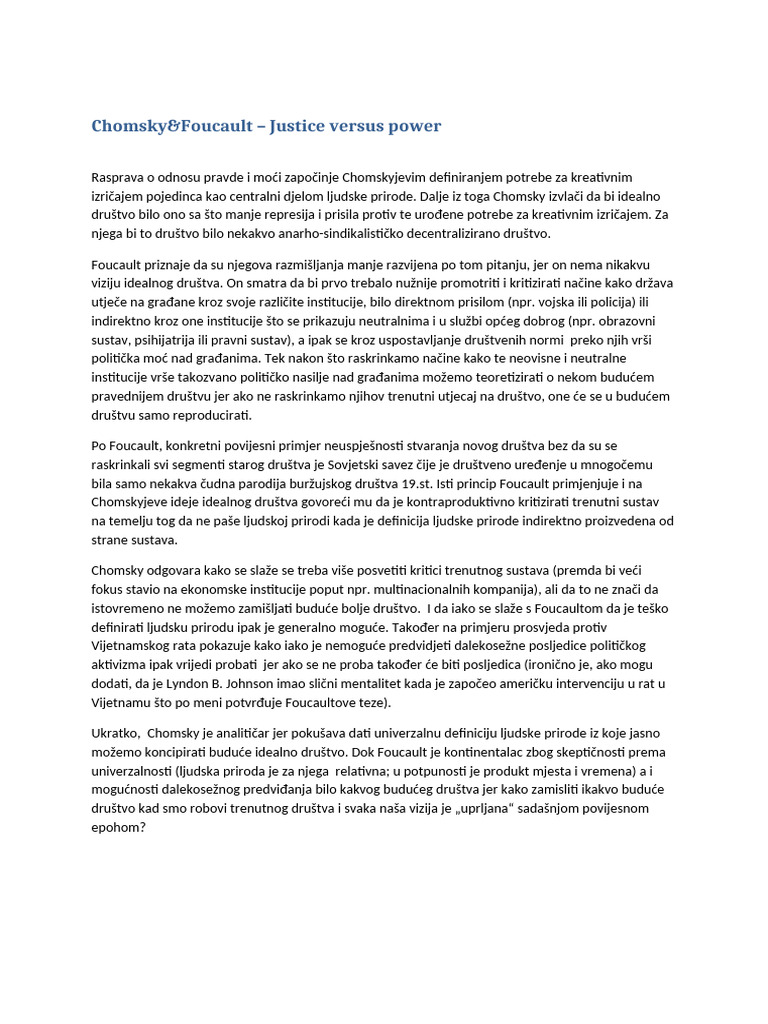 Justice Versus Power | PDF