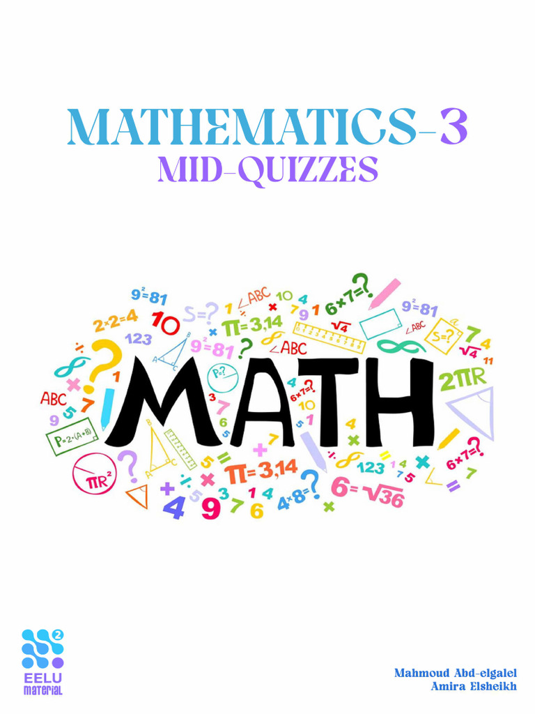 MATH3 - Mid-Quizzes 2025 | PDF | Matrix (Mathematics) | Operator Theory