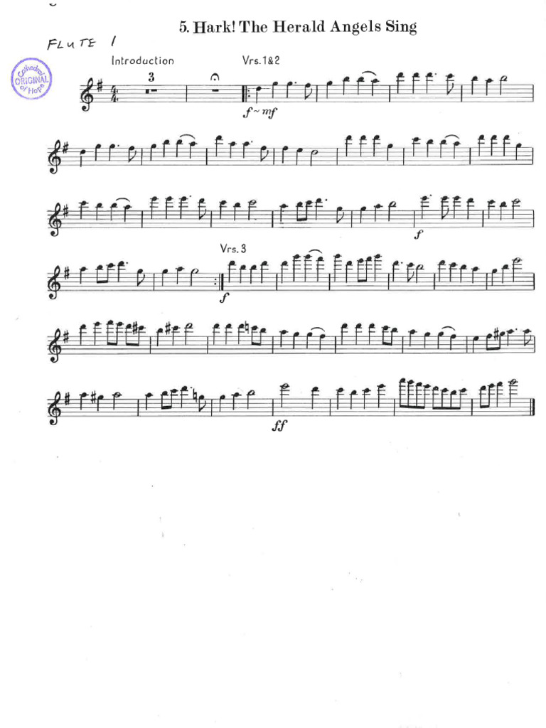 Hark! The Herald Angels Sing - Willcocks - Parts | PDF